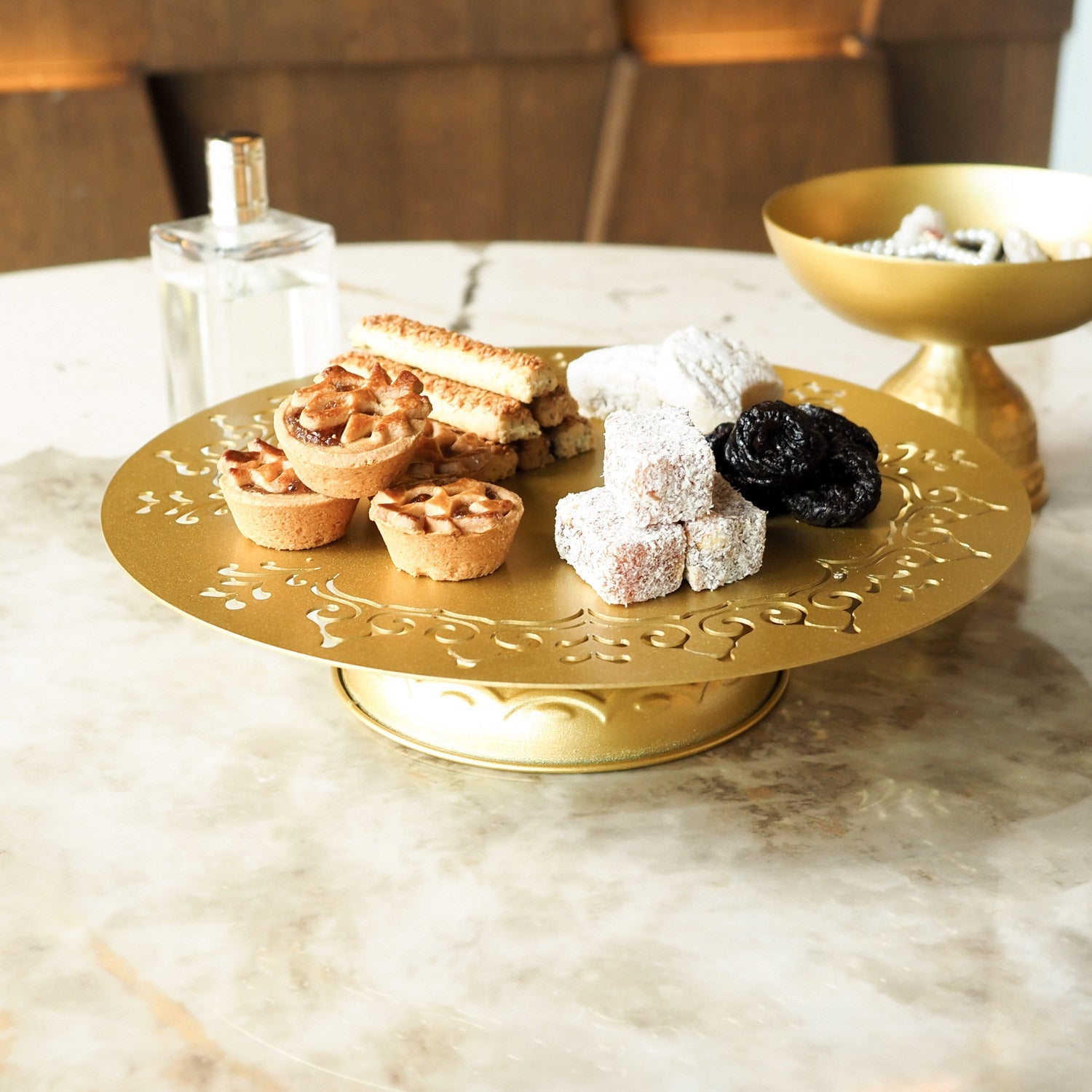 Metal Islamic Serving Tray Stand - WAMH193 – Wall Art Istanbul